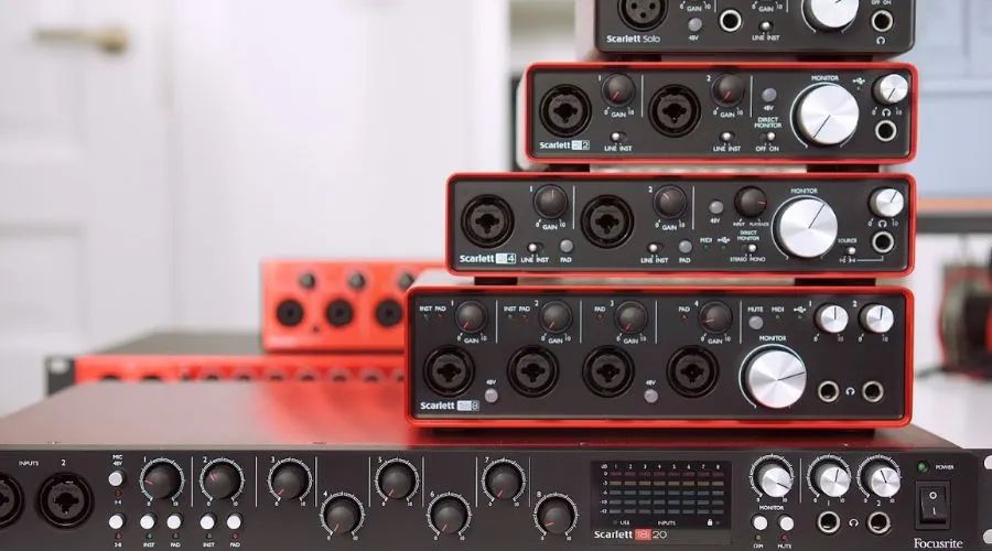 Focusrite Scarlett 2Gen: Solo, 2i2, 2i4, 18i8, 18i20 / Clarett 4pre ...