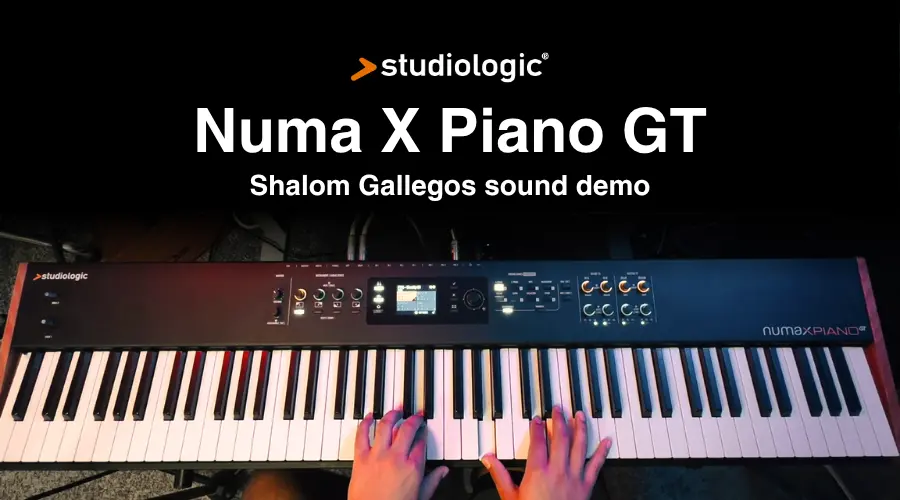 Studiologic Numa X Piano GT - Shalom Gallegos sound demo - Audiotech ...